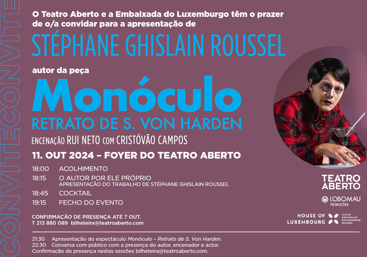 L’auteur Stéphane Roussel à Lisbonne. - Ambassade du Luxembourg à Lisbonne